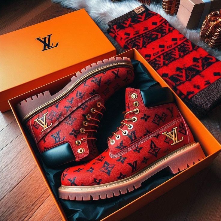Louis Vuitton Monogram High Neck Shoes With Authentic Packing ...